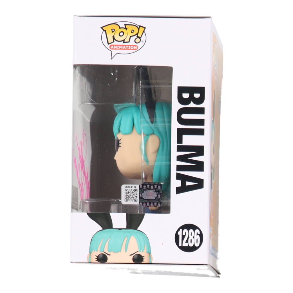 Tiffany Vollmer Signed "Dragon Ball" #1286 Bulma Funko Pop! Vinyl ...