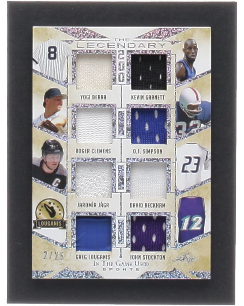2022 Leaf ITG Used Sports The Legendary 200 Silver Sparkle #L03 #2/25 ...