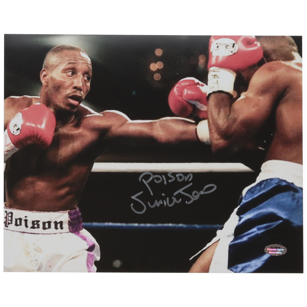 Junior Jones Signed 8x10 Photo Inscribed "Poison" (Schwartz) | Pristine ...