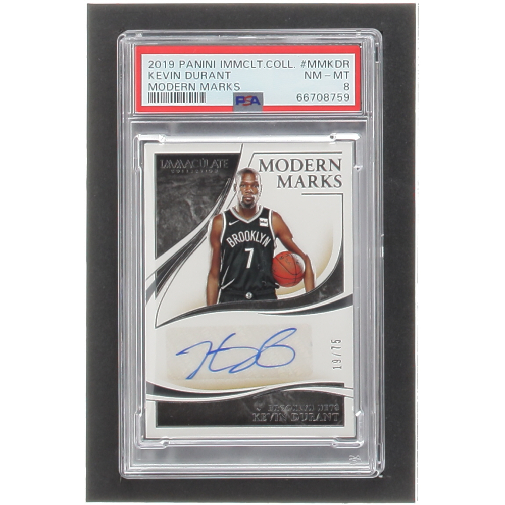 Kevin Durant 2019-20 Immaculate Collection Modern Marks Autographs #8 ...