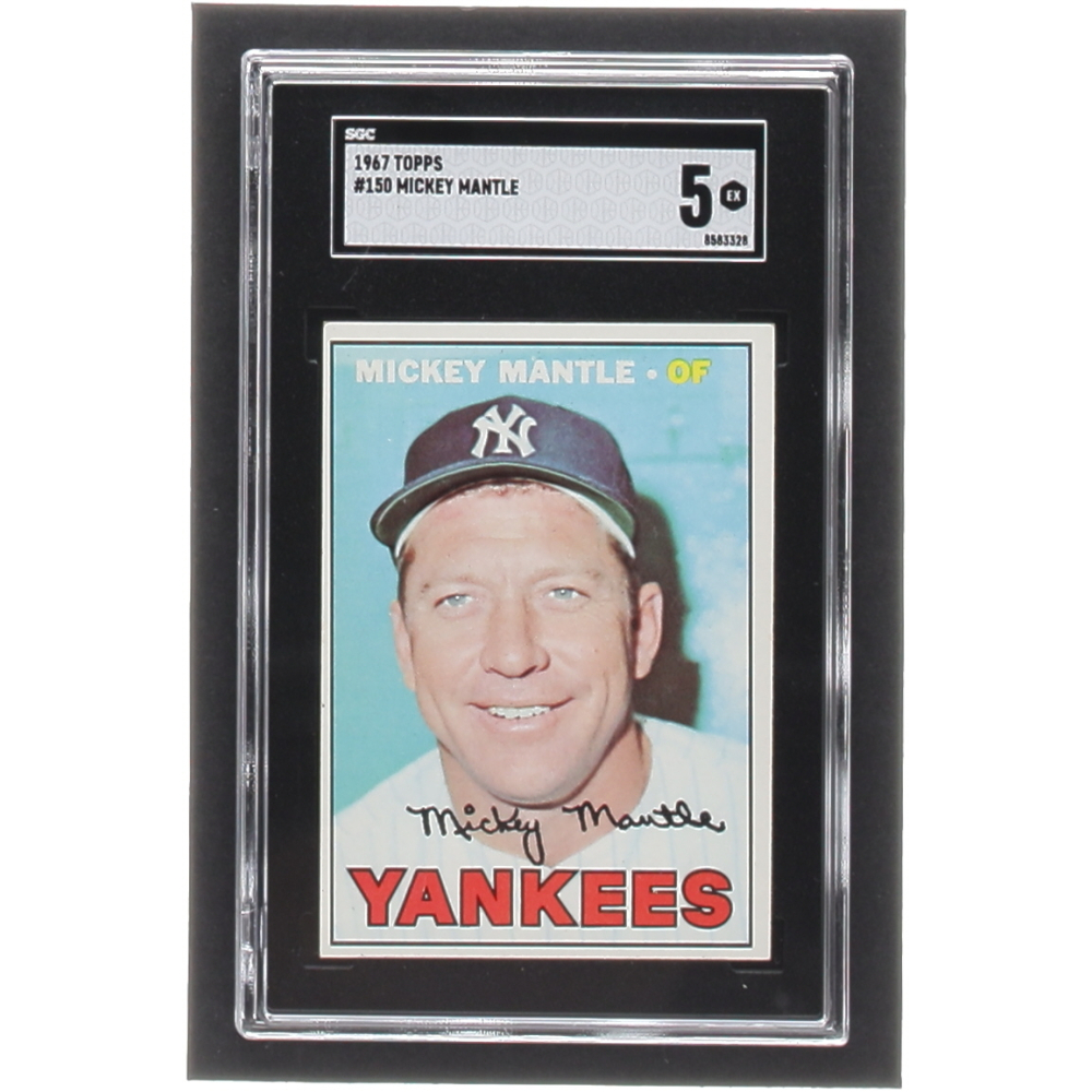 Mickey Mantle 1967 Topps #150 (SGC 5) | Pristine Auction