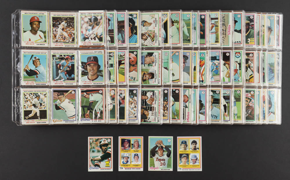1978 Topps Baseball Complete Set of (726) Cards with Eddie Murray #36 ...