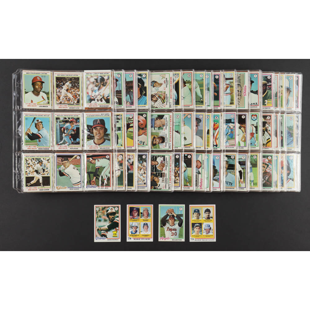 1978 Topps Baseball Complete Set of (726) Cards with Eddie Murray #36 ...