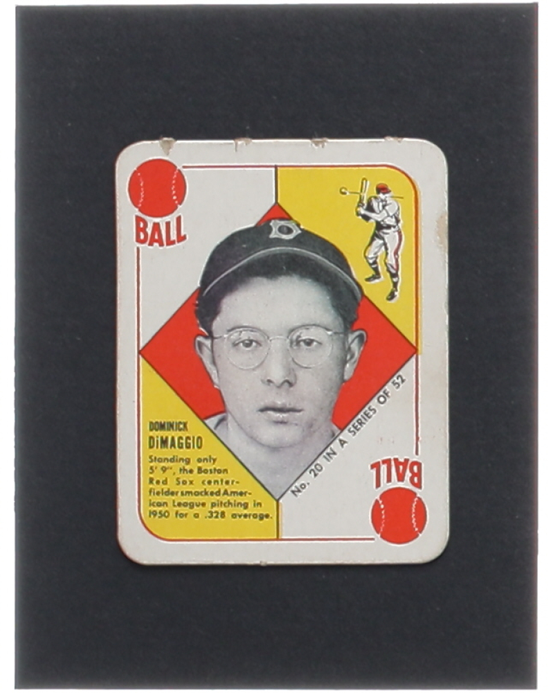 Dom DiMaggio 1951 Topps Red Backs #20 | Pristine Auction