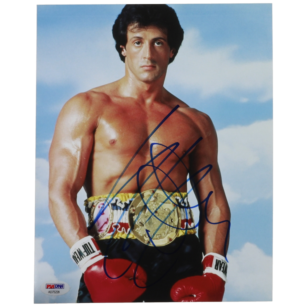 Sylvester Stallone Signed "Rocky" 8x10 Photo (AutographCOA) | Pristine ...