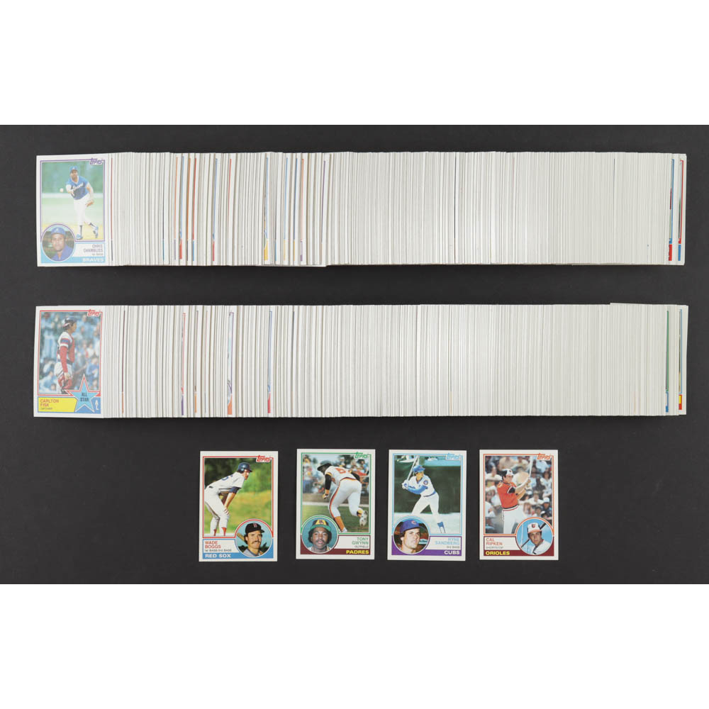 1983 Topps Baseball Complete Factory Set of (792) Cards with Tony Gwynn ...