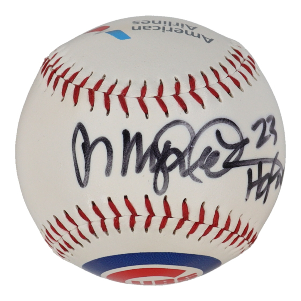 Ryne Sandberg Signed Cubs Logo Baseball Inscribed "HOF 05" (Beckett ...