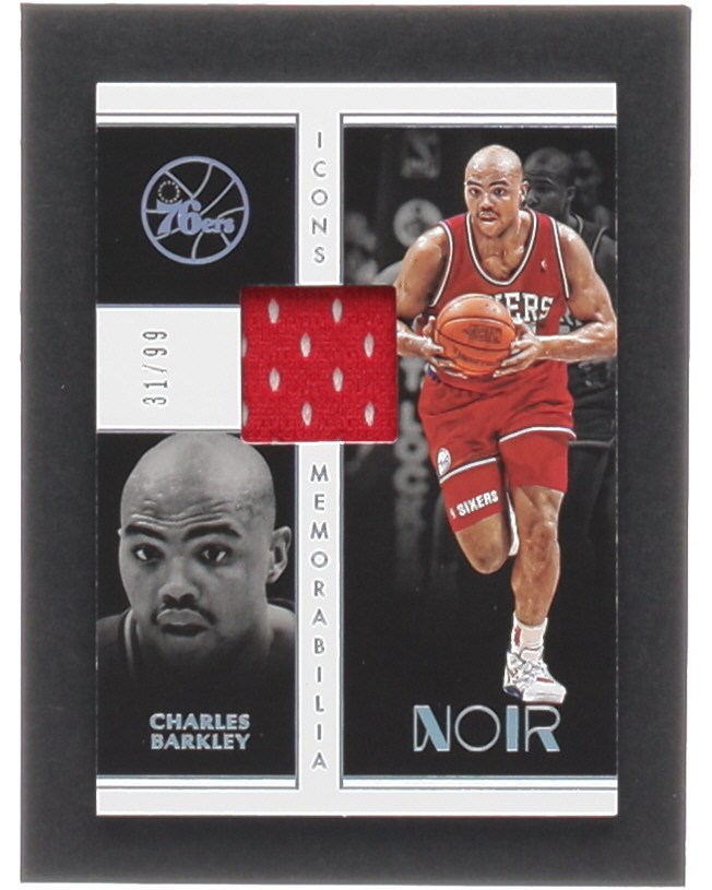 Charles Barkley 2019-20 Panini Noir Icons Memorabilia #6 #31/99 ...