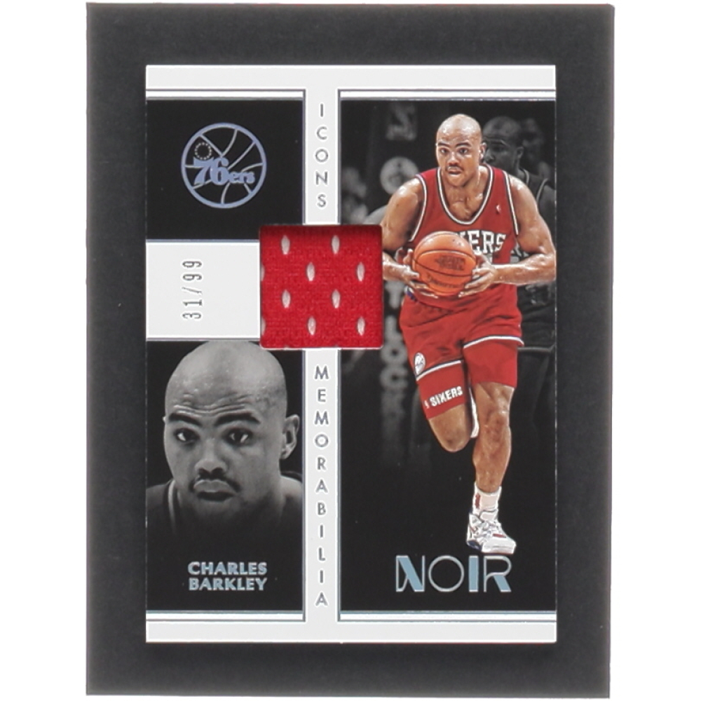 Charles Barkley 2019-20 Panini Noir Icons Memorabilia #6 #31/99 ...