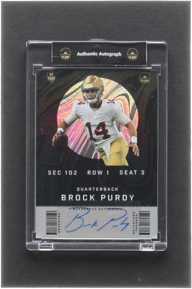 Brock Purdy 2022 Super Glow Sports Inaugural Edition Autographs ...