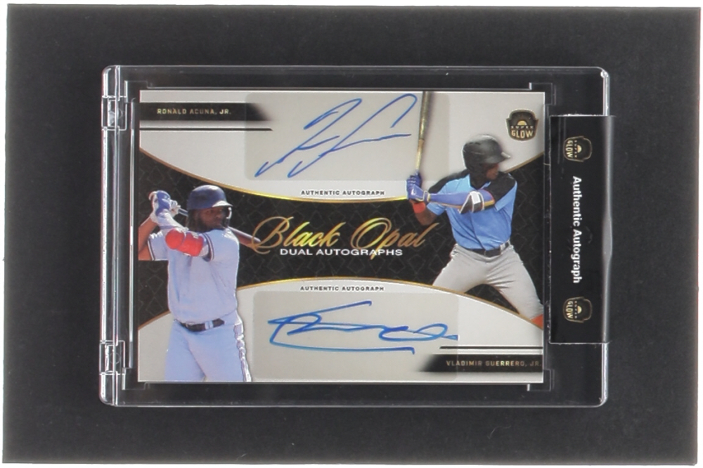 Ronald Acuna Jr. / Vladimir Guerrero Jr. 2022 Super Glow Black Opal ...