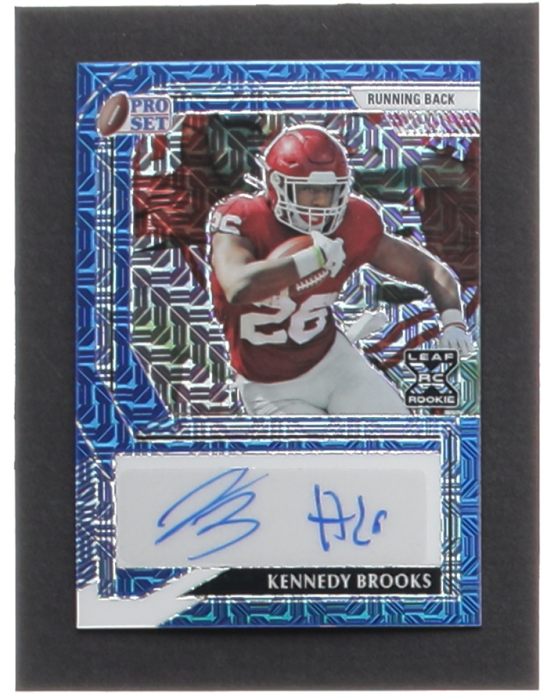 Kennedy Brooks 2022 Leaf Pro Set Metal Mojo Blue #PAKB1 #04/20 RC | Pristine Auction