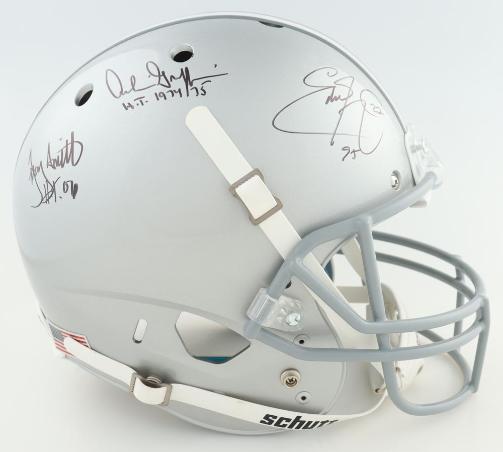 Archie Griffin, Eddie George & Troy Smith Signed Ohio State Buckeyes ...