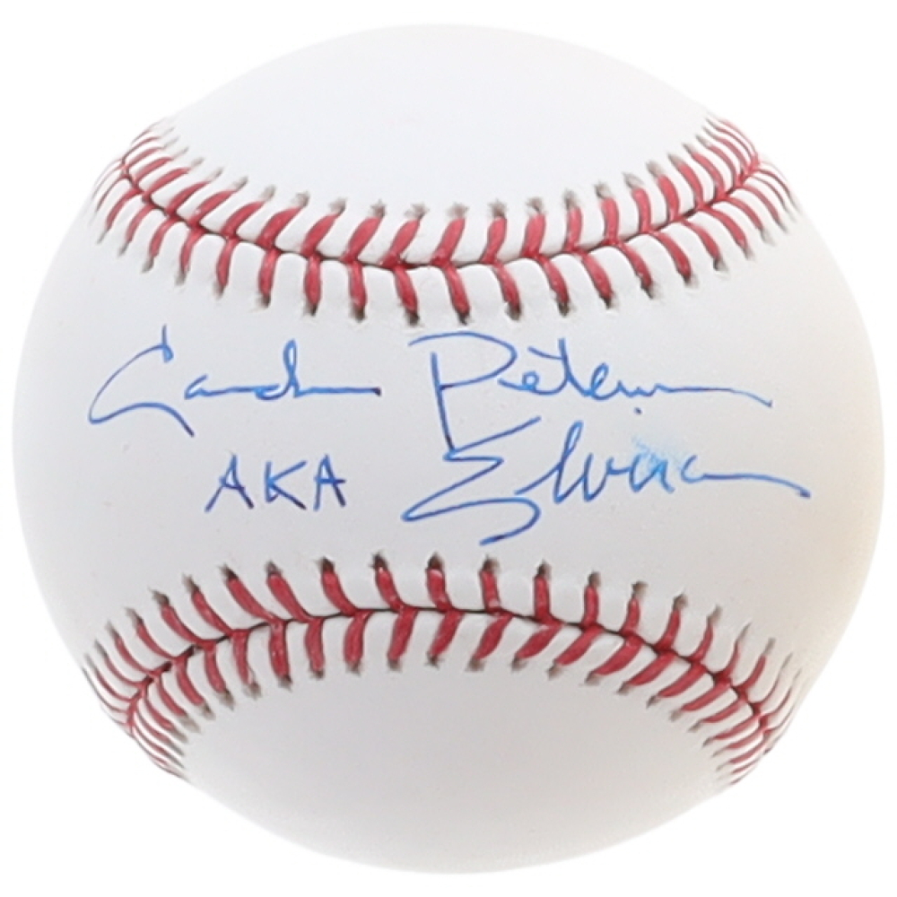 Cassandra Peterson Signed OML Baseball Inscribed "AKA Elvira" (Beckett ...