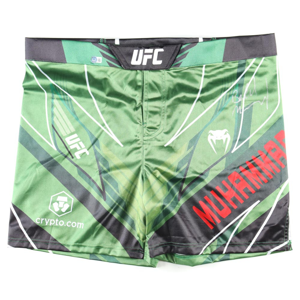 Belal Muhammad Signed UFC Trunks (Beckett) | Pristine Auction