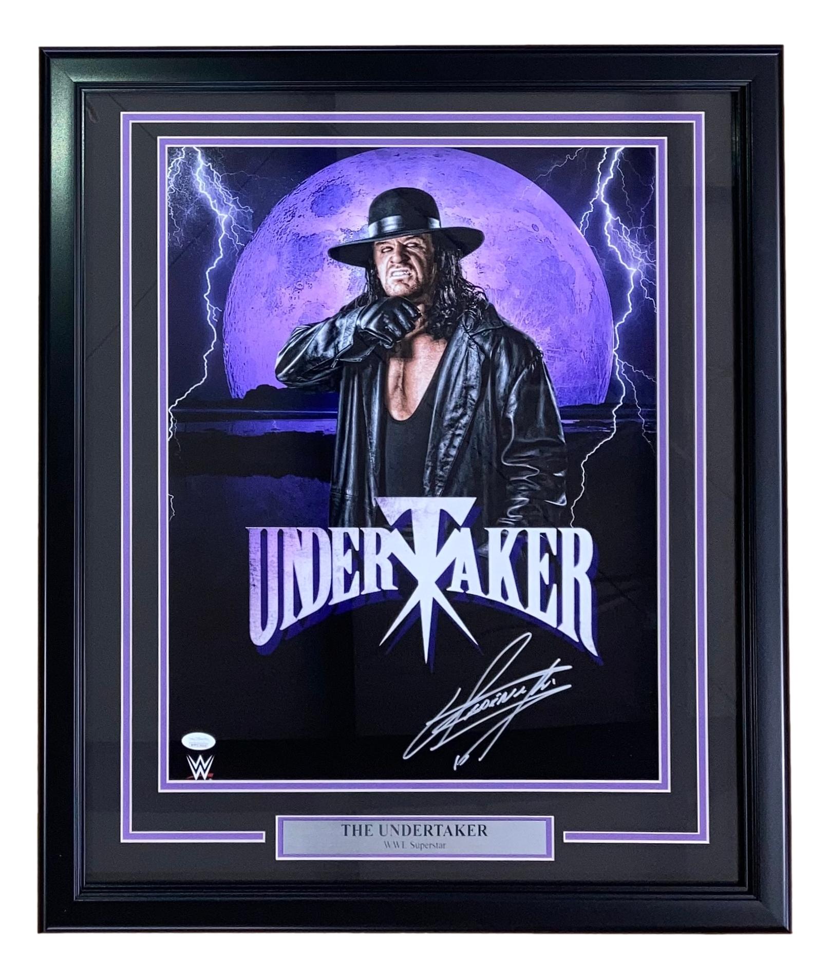 The Undertaker Signed WWE Custom Framed Photo (JSA) | Pristine Auction