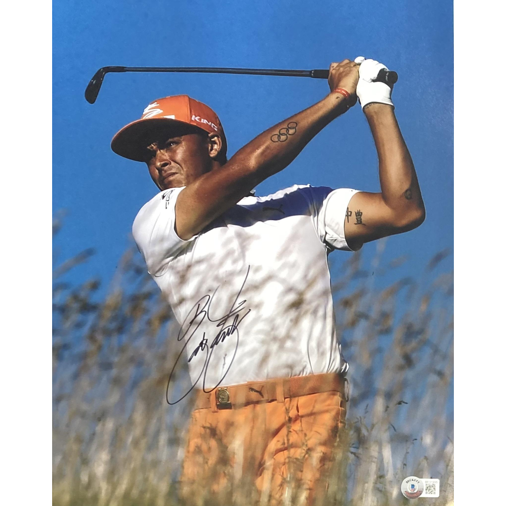 Rickie Fowler Signed 11x14 Photo (Beckett) | Pristine Auction