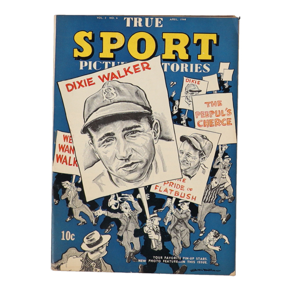 1944 "True Sport Picture Stories" Issue #6 Street & Smith Baseball ...