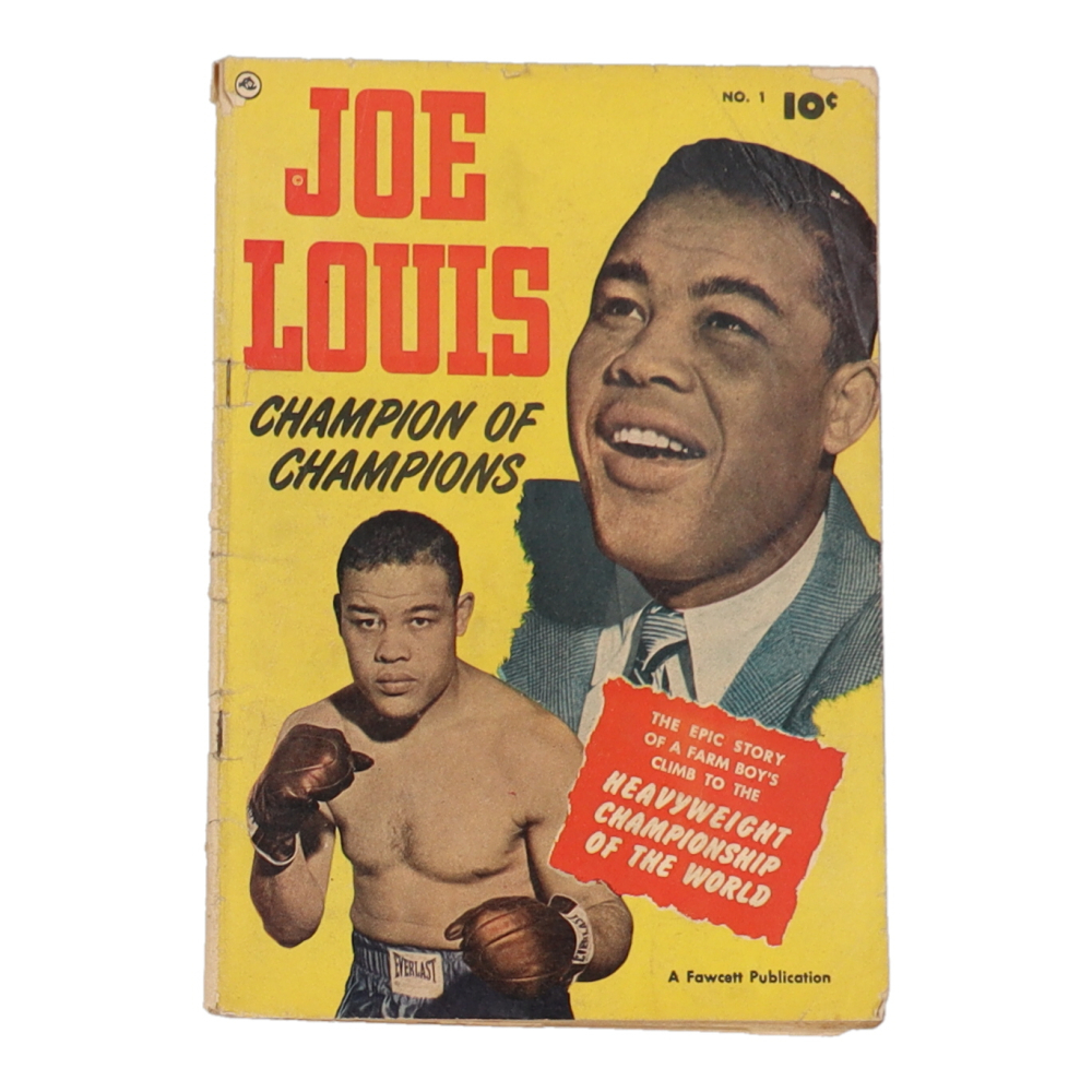 Vintage 1950 "Joe Louis" Issue #1 Fawcett Publications Comic Book ...