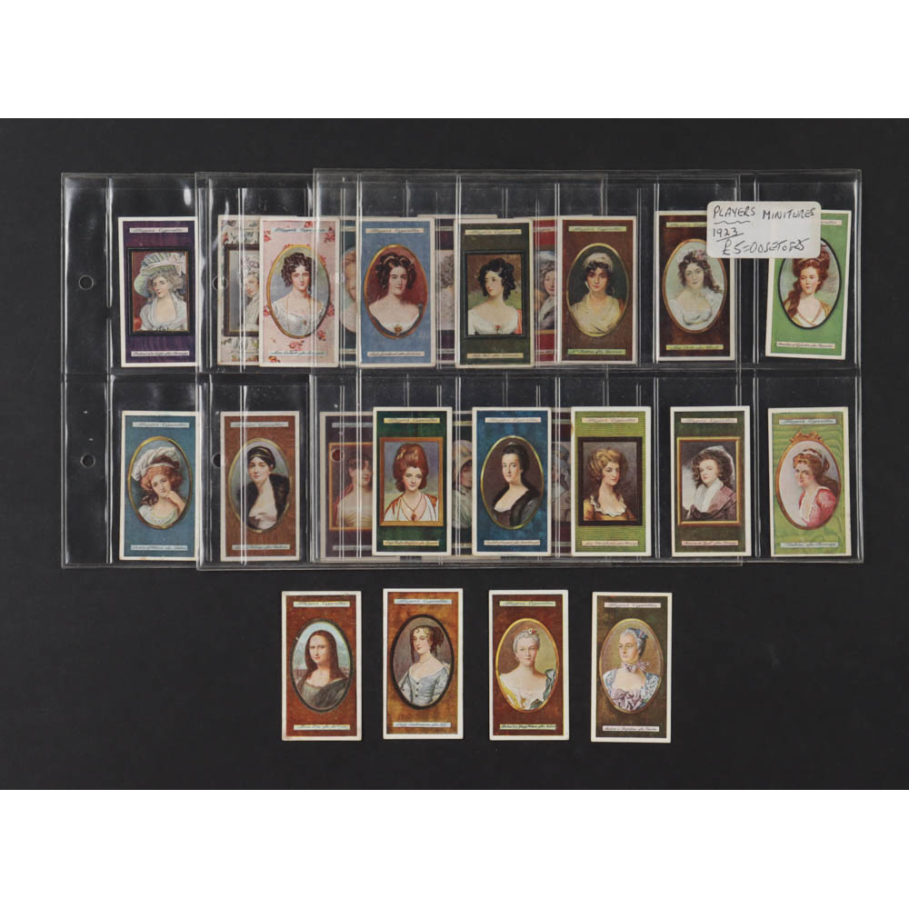 1923 Player's Miniatures (Beautiful Women) Complete Set of (25) Cards ...