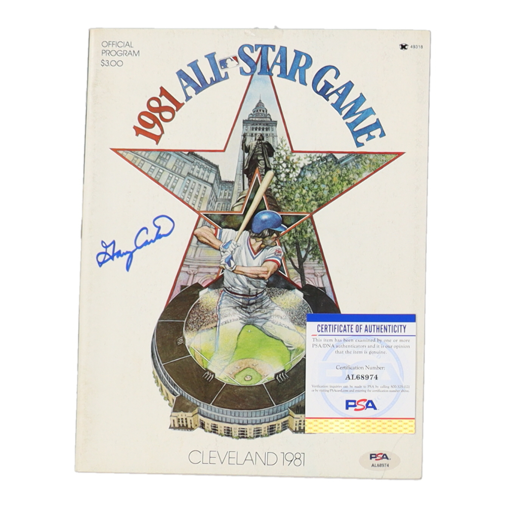 Gary Carter Signed Mets 1981 All-Star Game Program (PSA) | Pristine Auction