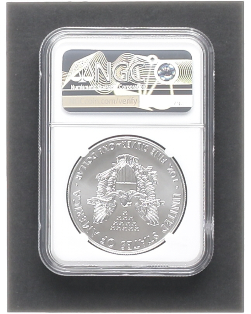 2020-W American Silver Eagle S $1 One Dollar Coin Struck at West Point Mint (NGC MS70 ...