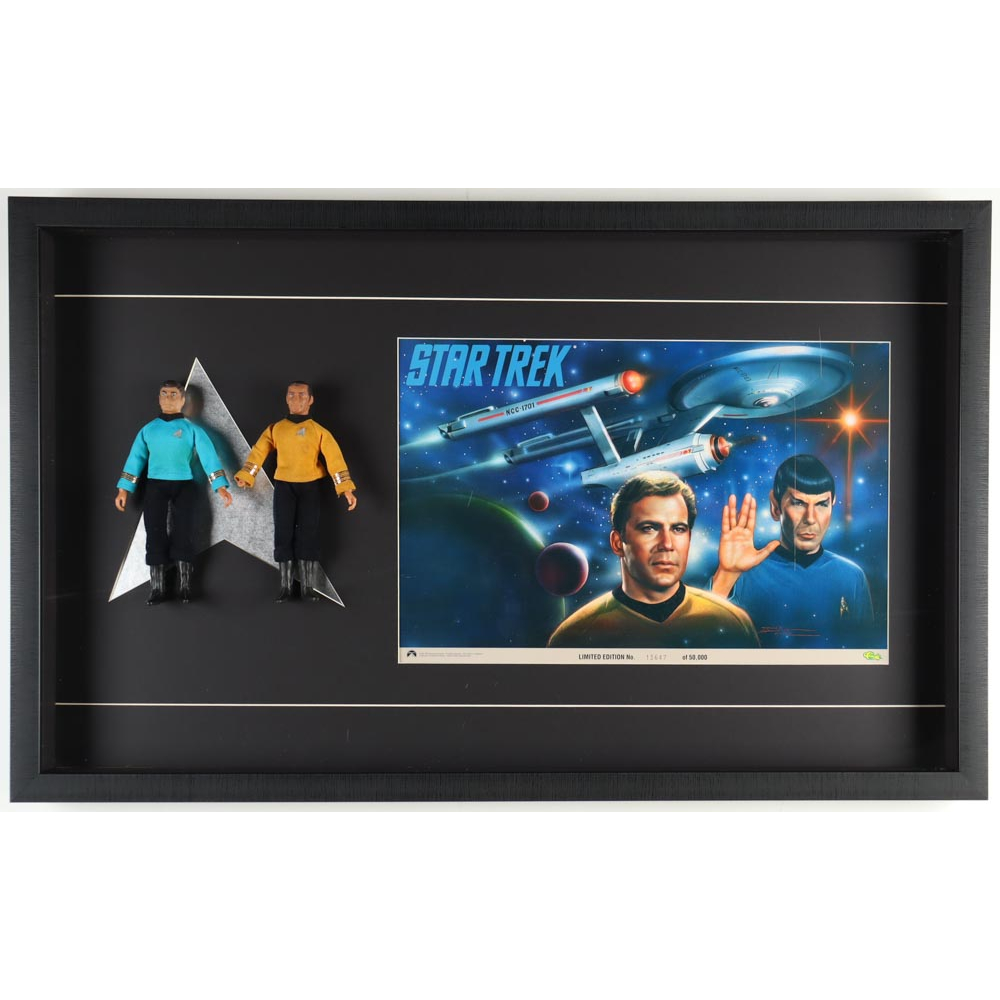 Star Trek Custom Framed Action Figure Display with LE Print | Pristine ...