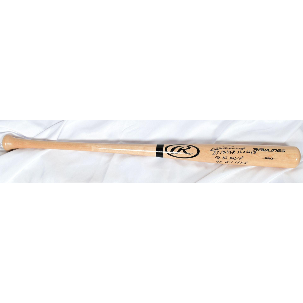 Vladimir Guerrero Sr. Signed Rawlings Pro Baseball Bat Inscribed "8x ...