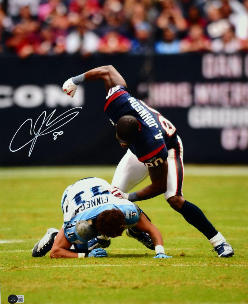 Andre Johnson Signed Texans 16x20 Photo (Beckett) | Pristine Auction