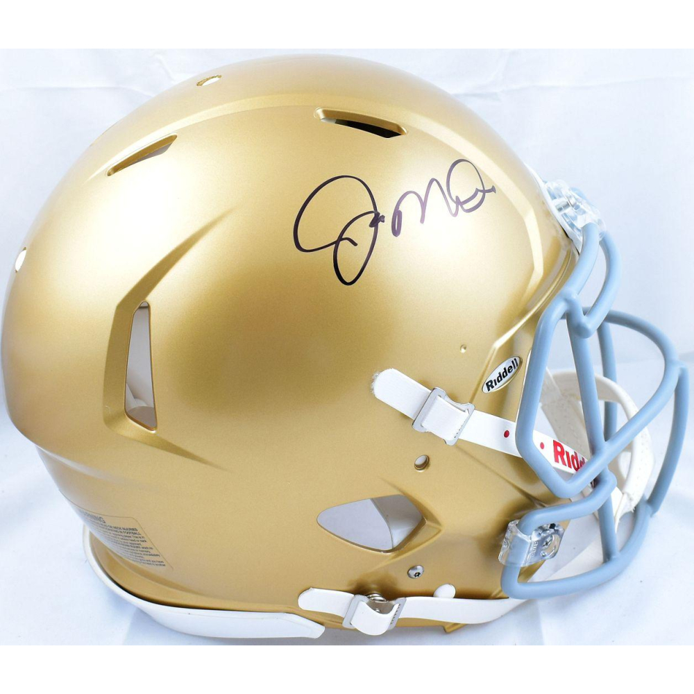 Joe Montana Signed Notre Dame Fighting Irish Full Size Authentic Speed ...