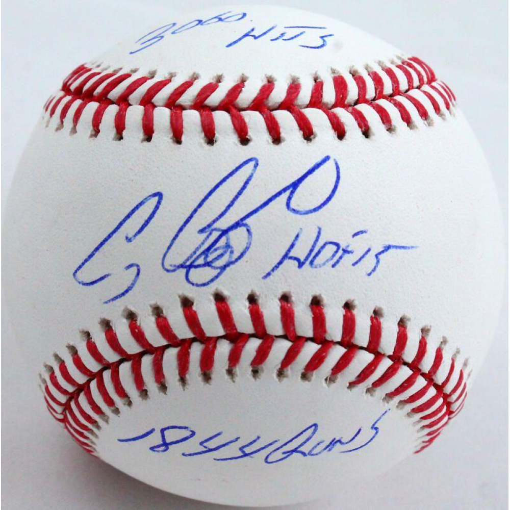 Craig Biggio Signed OML Baseball Inscribed "3060 Hits", "HOF 15 ...