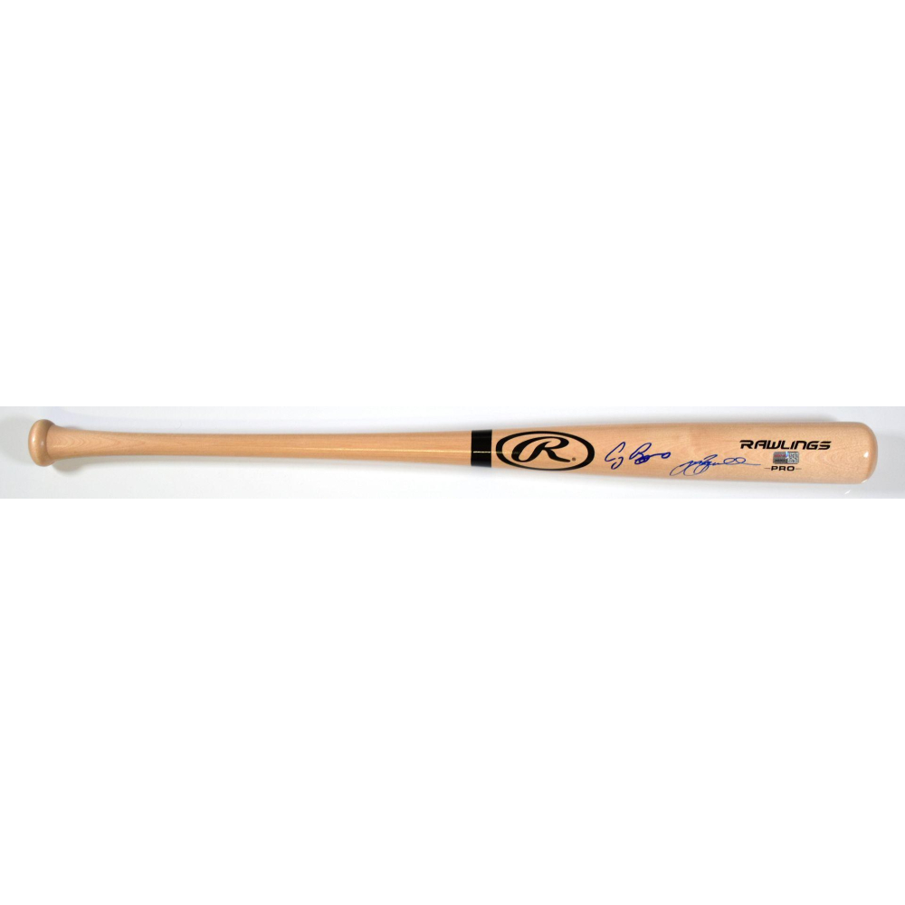 Craig Biggio & Jeff Bagwell Signed Rawlings Pro Baseball Bat (TriStar ...