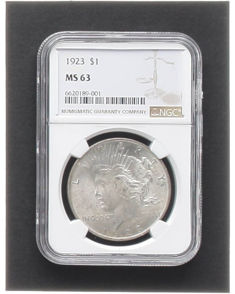 1923 Peace Silver Dollar (NGC MS63) | Pristine Auction