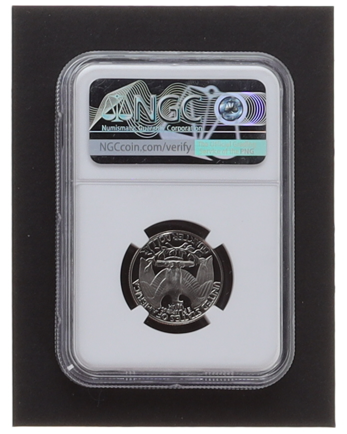 1990 Washington Silver Quarter - George Washington Label (NGC PF69 ...