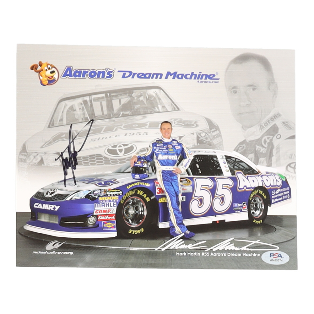 Mark Martin Signed NASCAR 8x10 Photo (PSA) | Pristine Auction