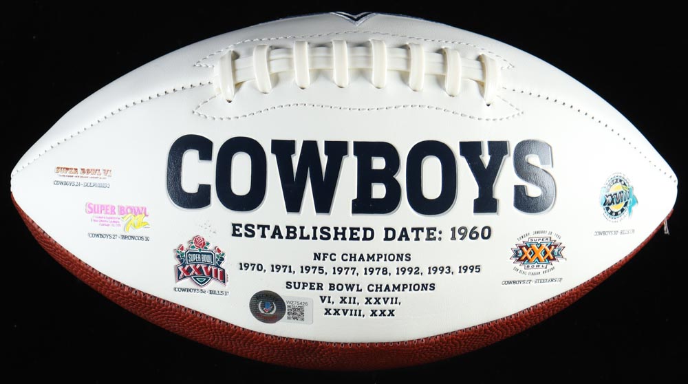 Neville Gallimore Signed Cowboys Logo Football (Beckett) | Pristine Auction