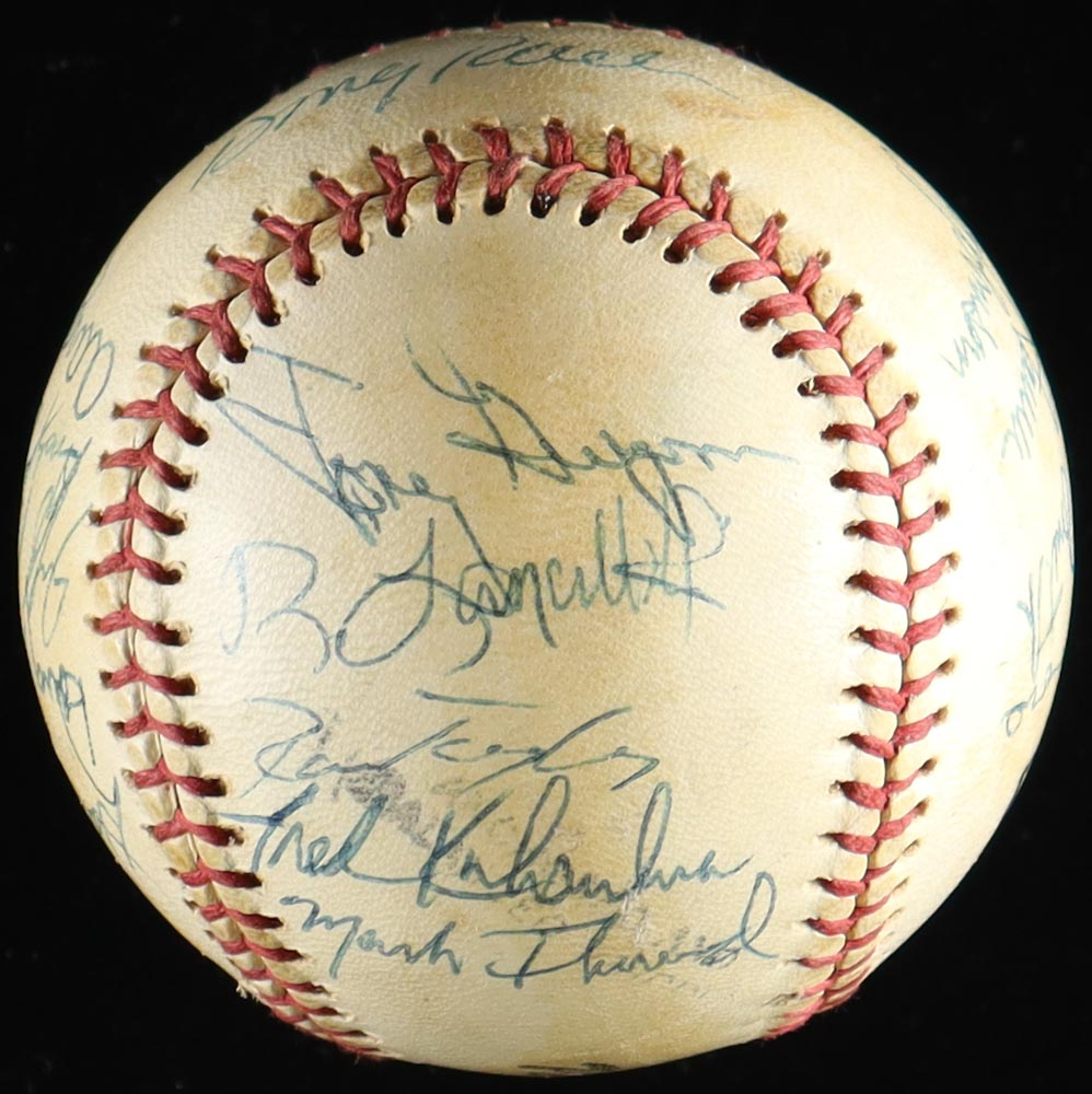 1982 Islanders Baseball Signed by (21) with Tony Gwynn, Dave Dravecky ...