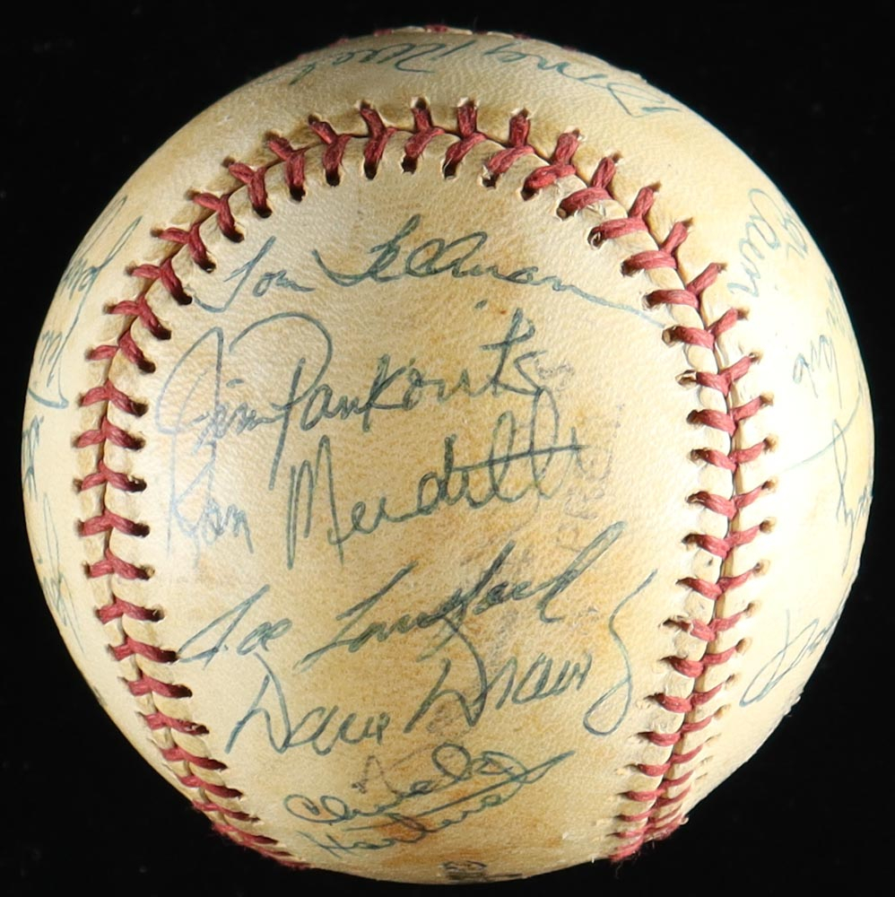 1982 Islanders Baseball Signed by (21) with Tony Gwynn, Dave Dravecky ...