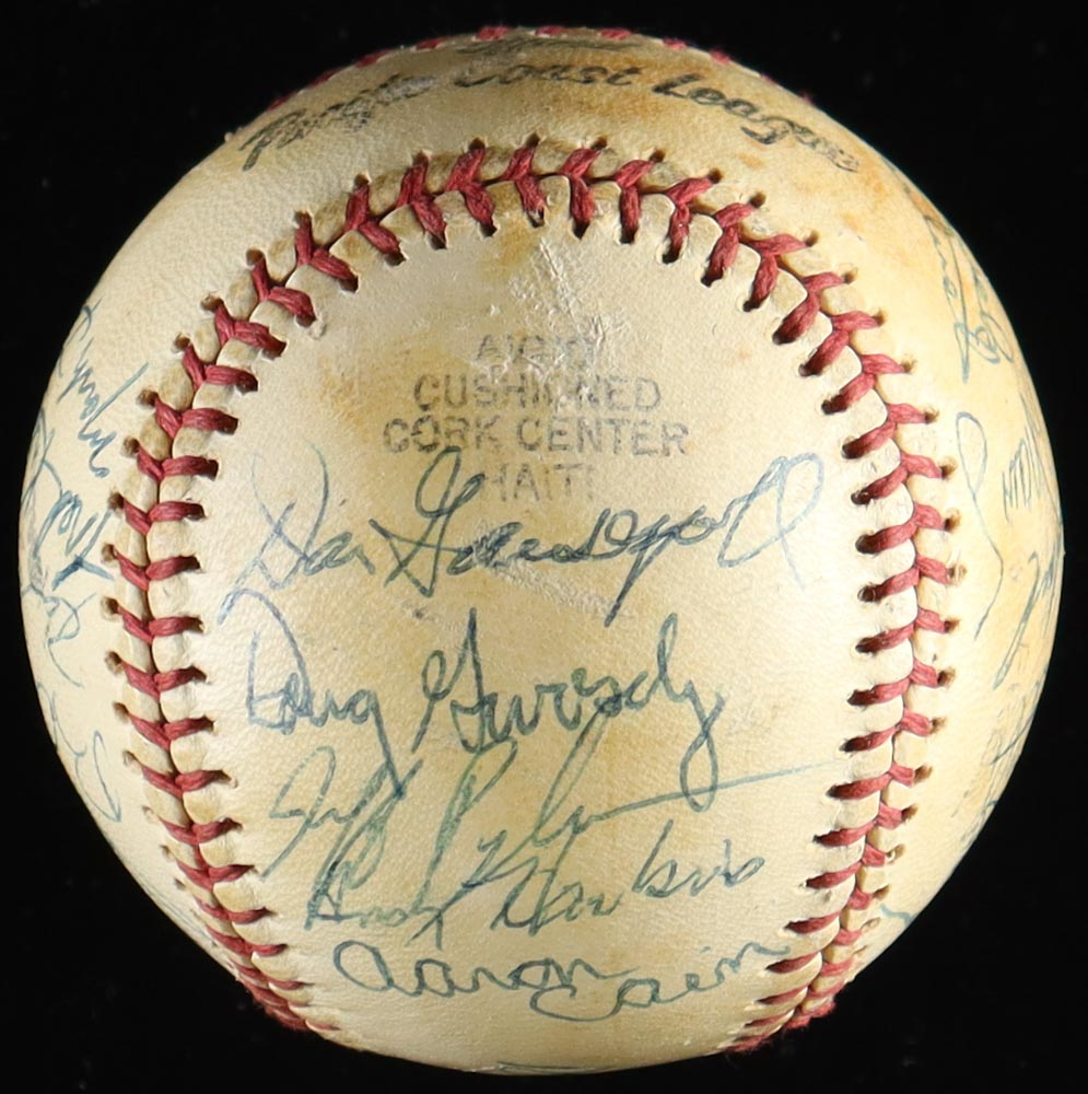 1982 Islanders Baseball Signed by (21) with Tony Gwynn, Dave Dravecky ...