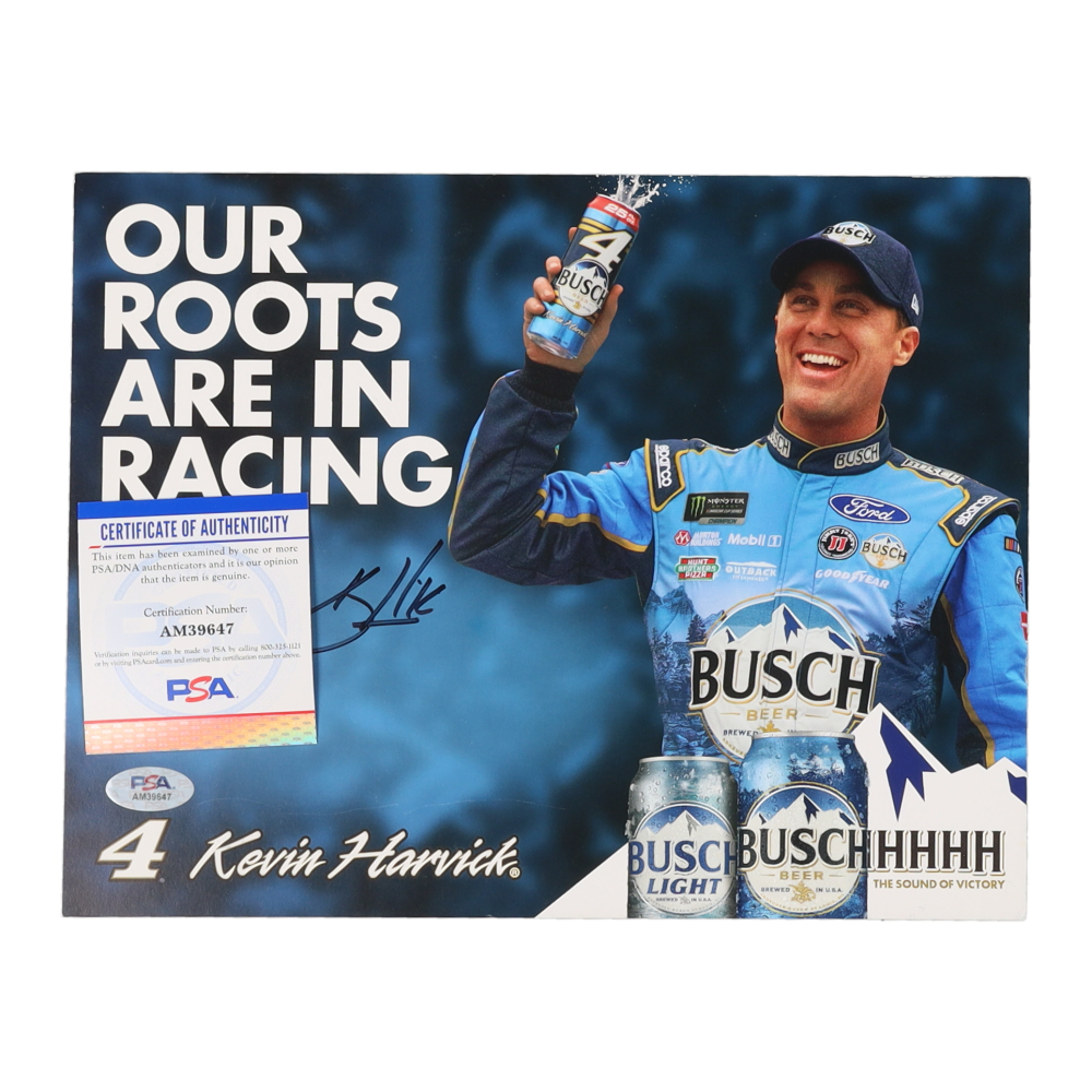 Kevin Harvick Signed NASCAR 8x10 Photo (PSA) | Pristine Auction
