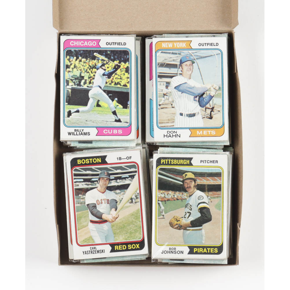 1974 Topps Baseball Cello Fun Pack Vending Box with (20) Packs ...