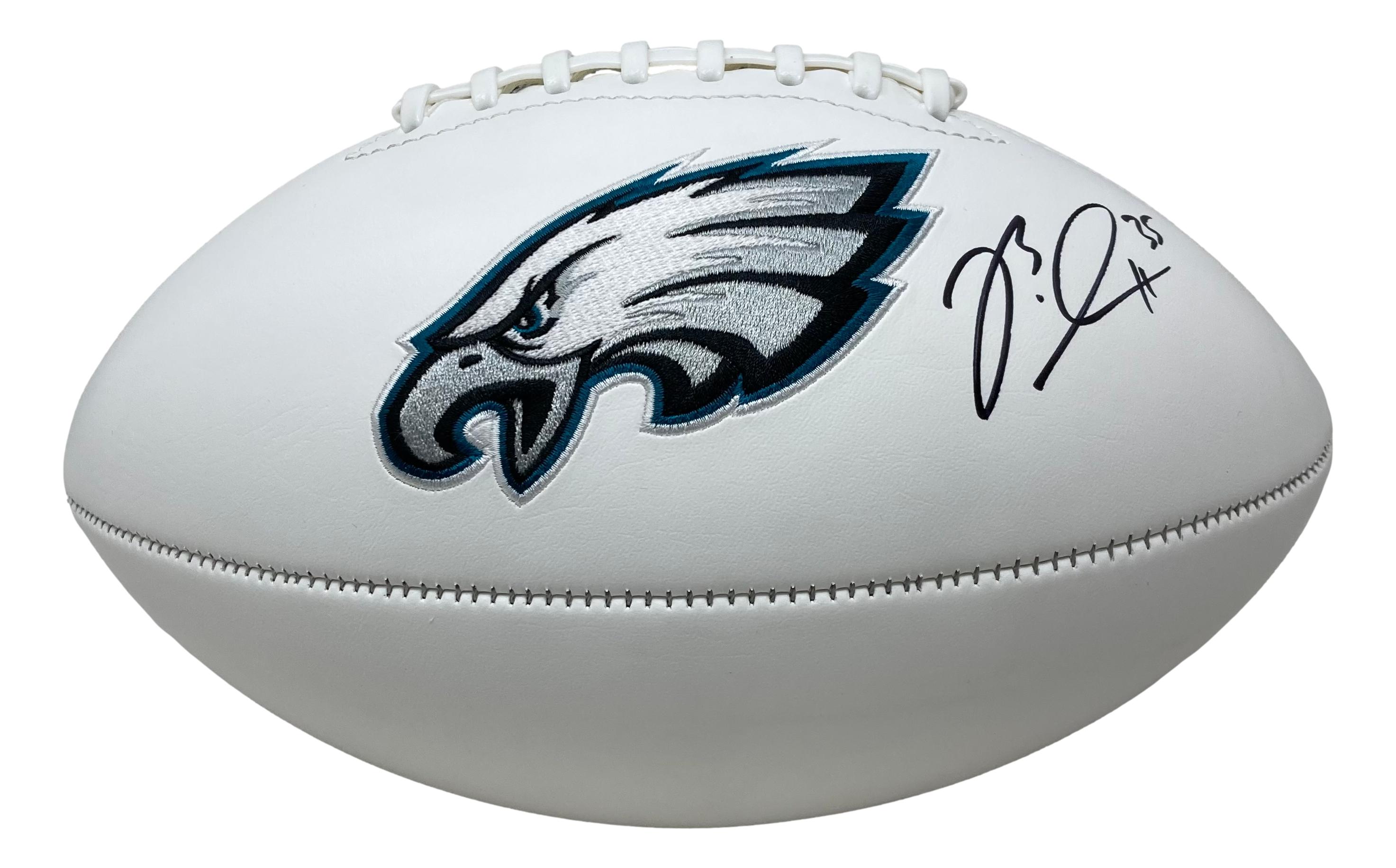 Boston Scott Signed Eagles Logo Football (JSA) | Pristine Auction