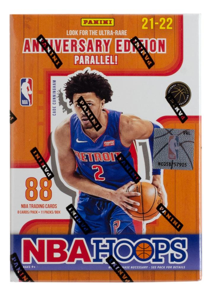 2021-22 Panini NBA Hoops Basketball Blaster Box With (11) Packs ...