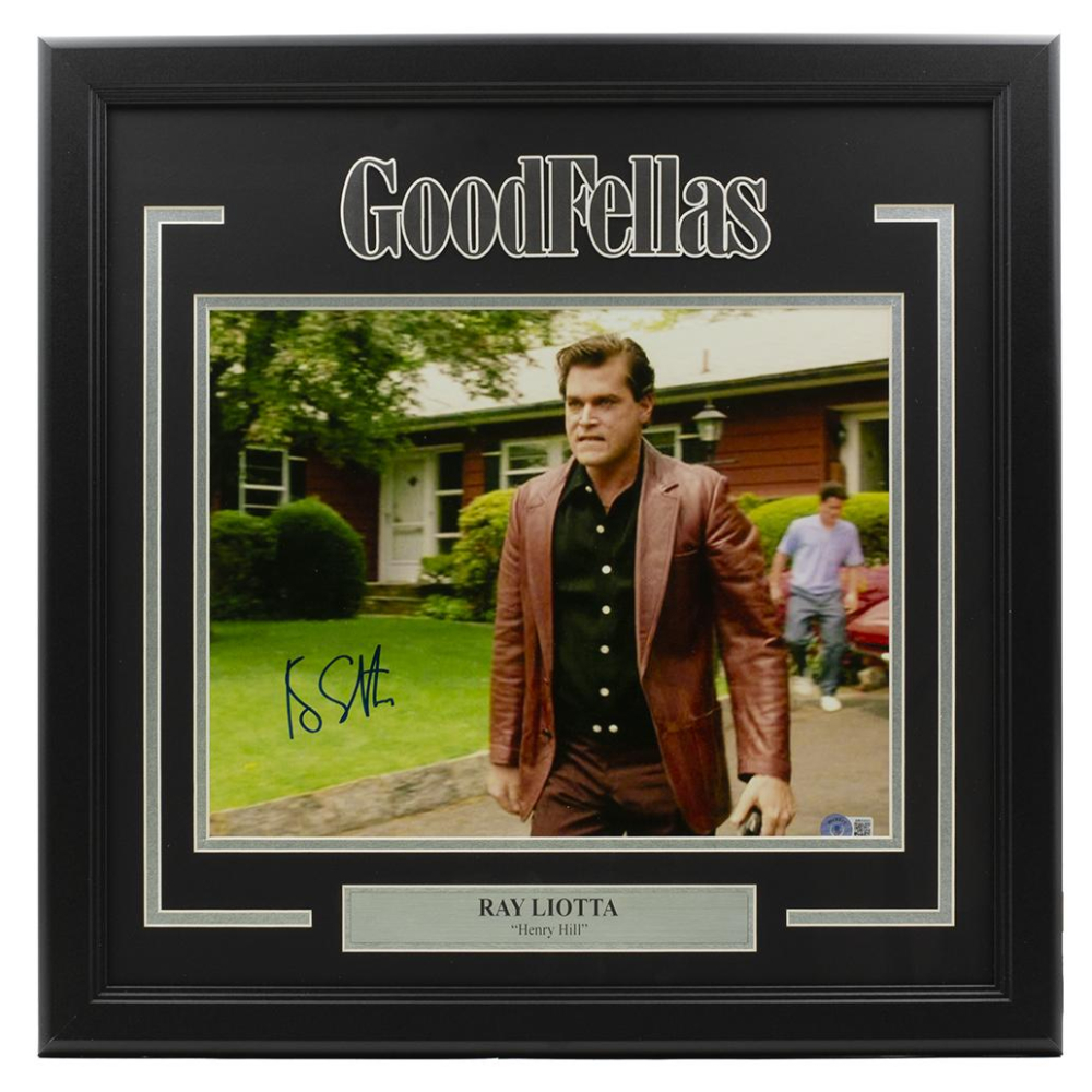 Ray Liotta Signed "Goodfellas" Custom Framed Photo (Beckett) | Pristine ...