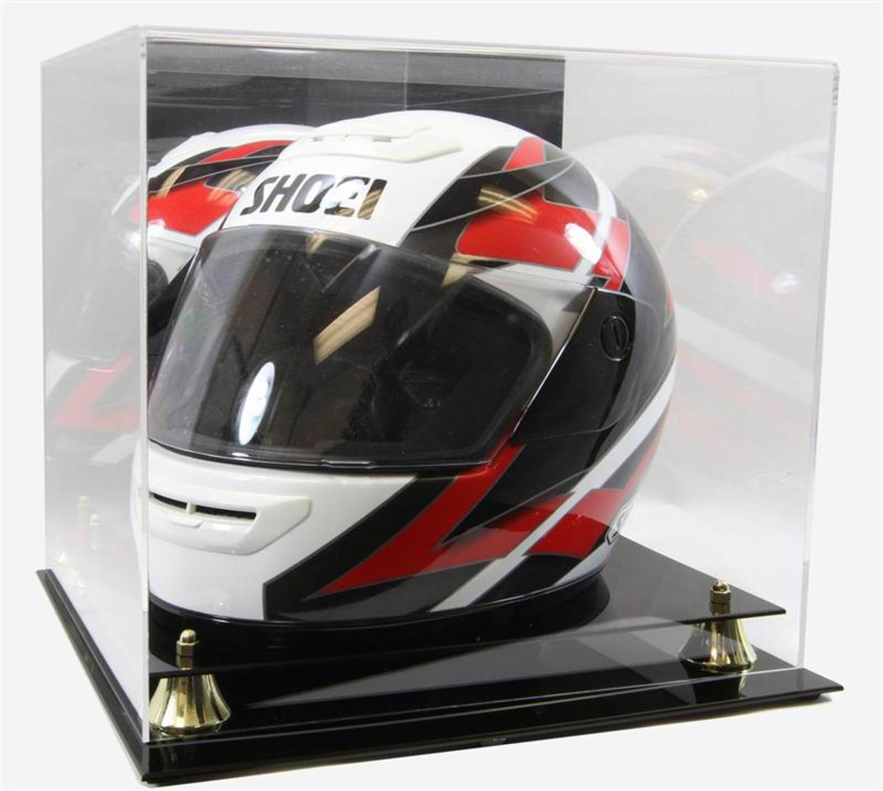 SaftGard Supplies Racing Helmet Deluxe Acrylic Display Case Pristine SaftGard Supplies Racing Helmet Deluxe Acrylic Display Case Pristine