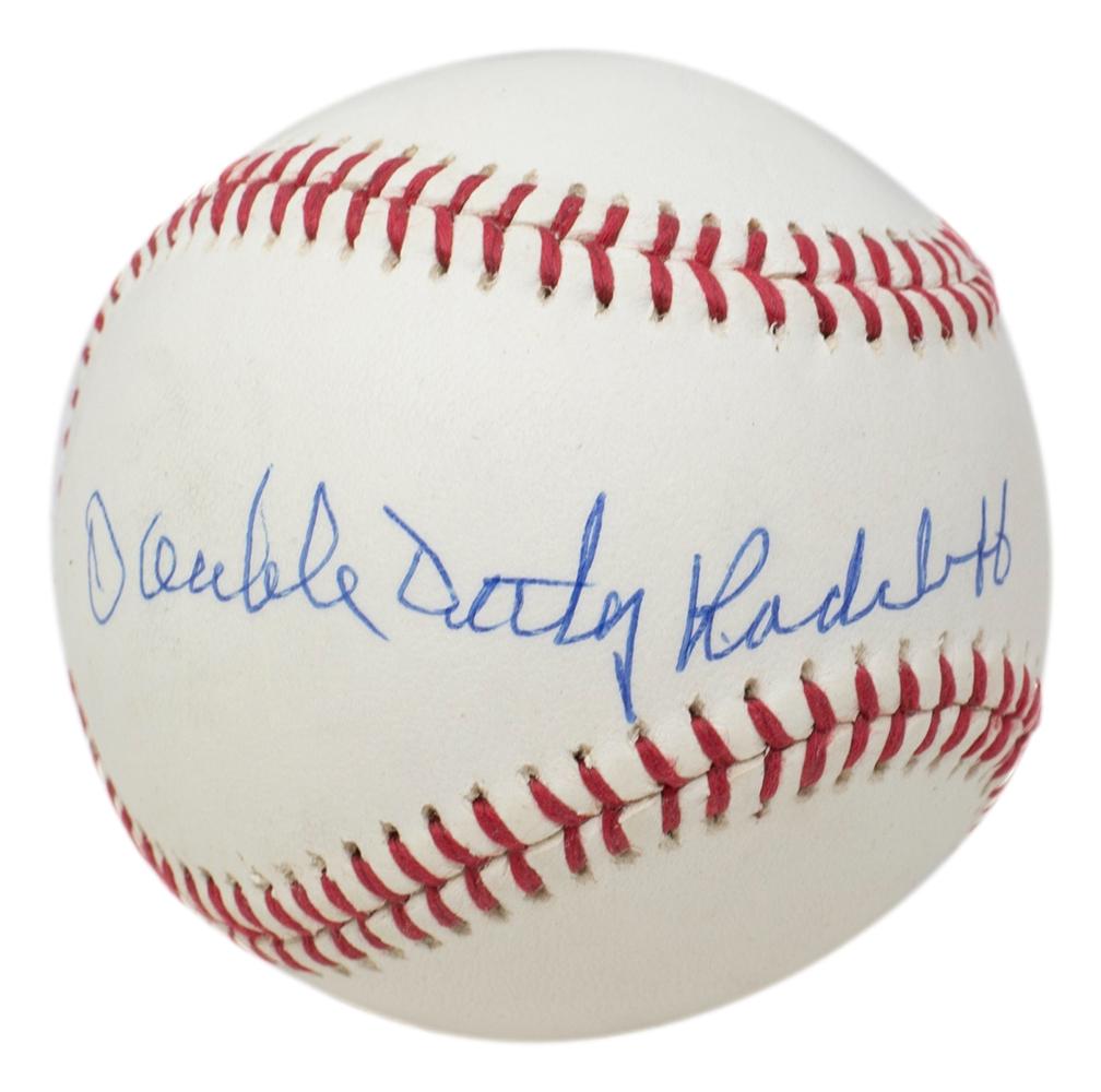 Ted "Double Duty" Radcliffe Signed Baseball (Beckett) | Pristine Auction