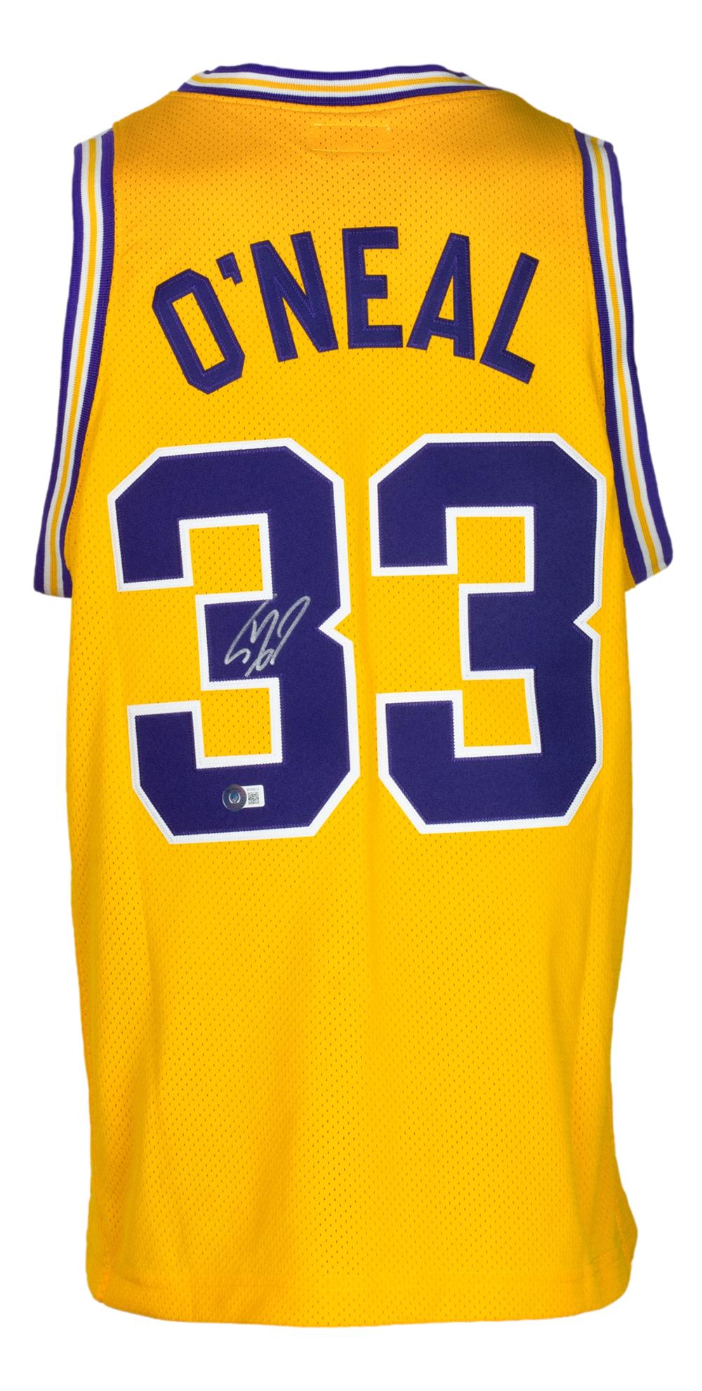 Shaquille O'Neal Signed LSU Tigers Retro Brand Jersey (Beckett ...