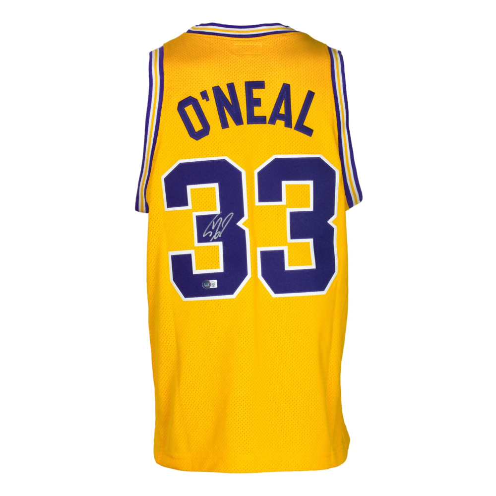 Shaquille O'Neal Signed LSU Tigers Retro Brand Jersey (Beckett ...