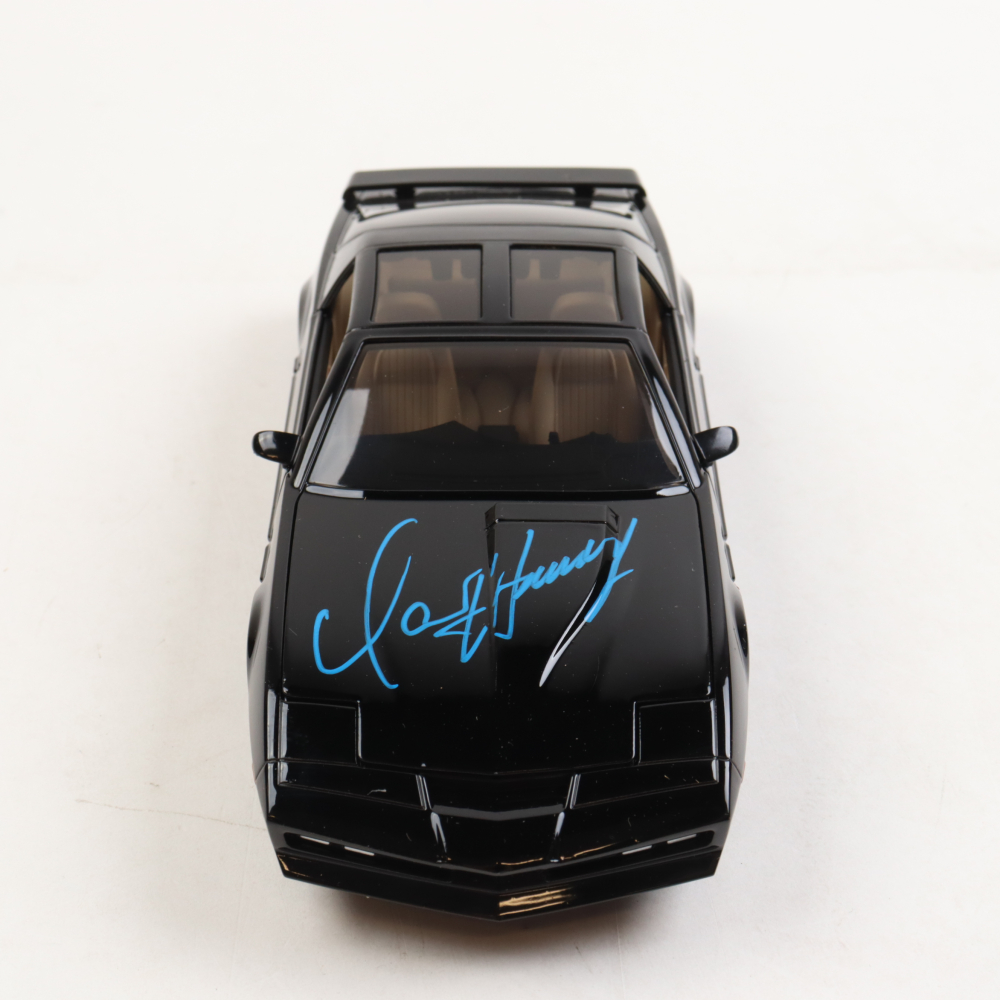 David Hasselhoff Signed "Knight Rider" 1:24 Diecast Car (Beckett ...