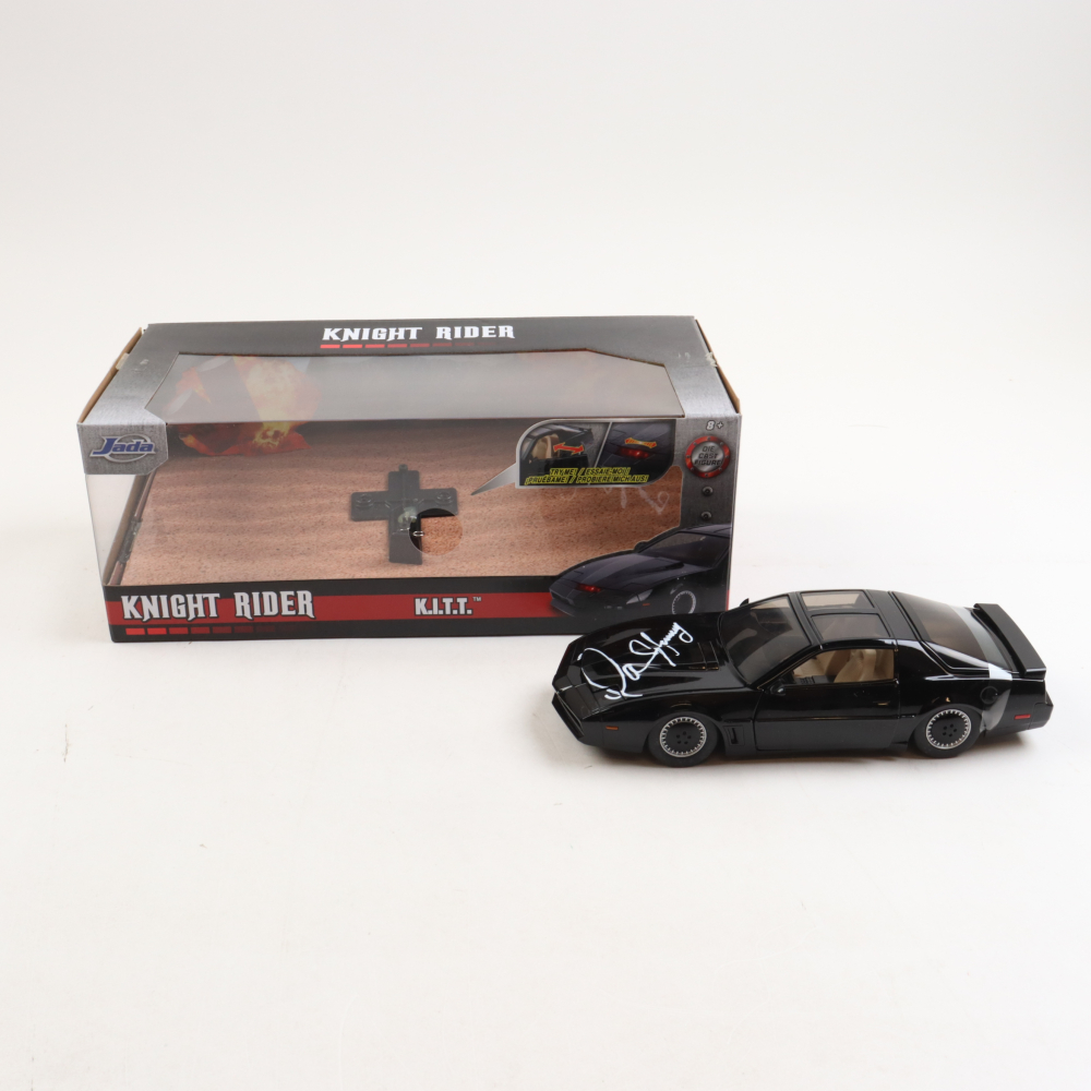 David Hasselhoff Signed "Knight Rider" 1:24 Diecast Car (Beckett ...